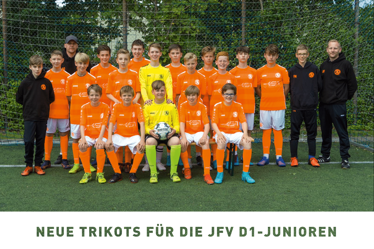 Trikot Sponsoring für den JFV Braunschweig - KST innovations